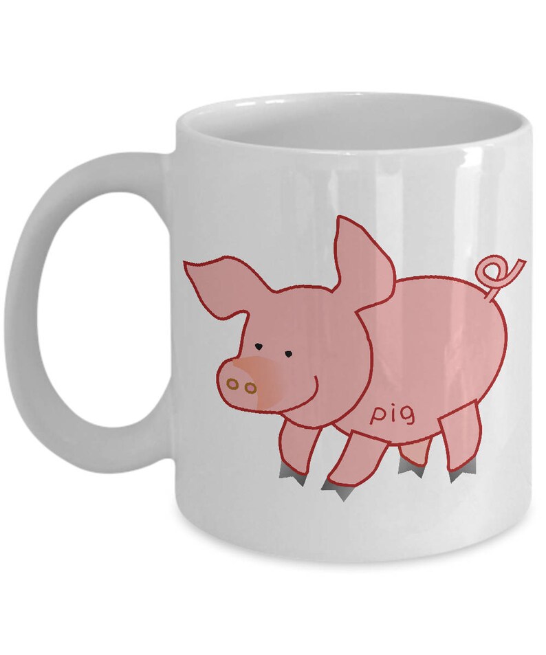 Pig Mug Children's Pig Mug Gift for Children Kids Gift - Etsy