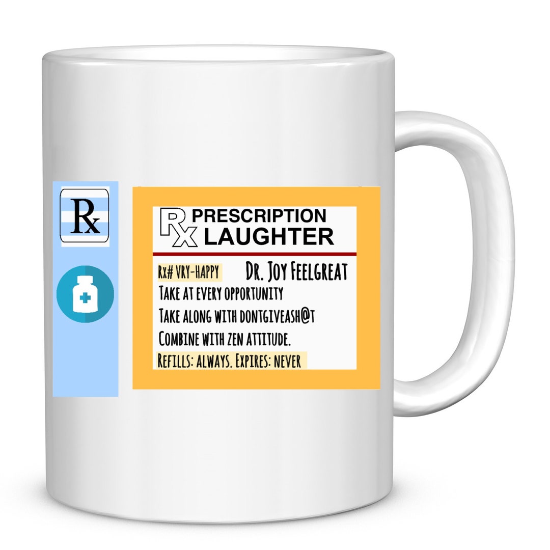 Funny Doctor Mug ,prescription Laughter Mug ,anesthesiologist Mug, Gift ...