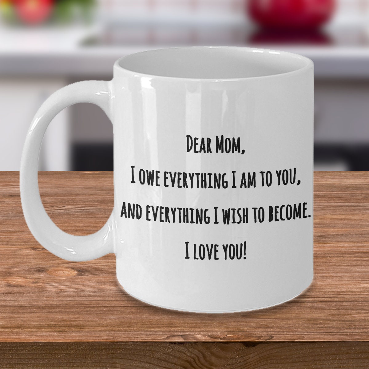 Gift for Mom Gift for Mother Mothers Day Mug Dear Mom I Owe | Etsy