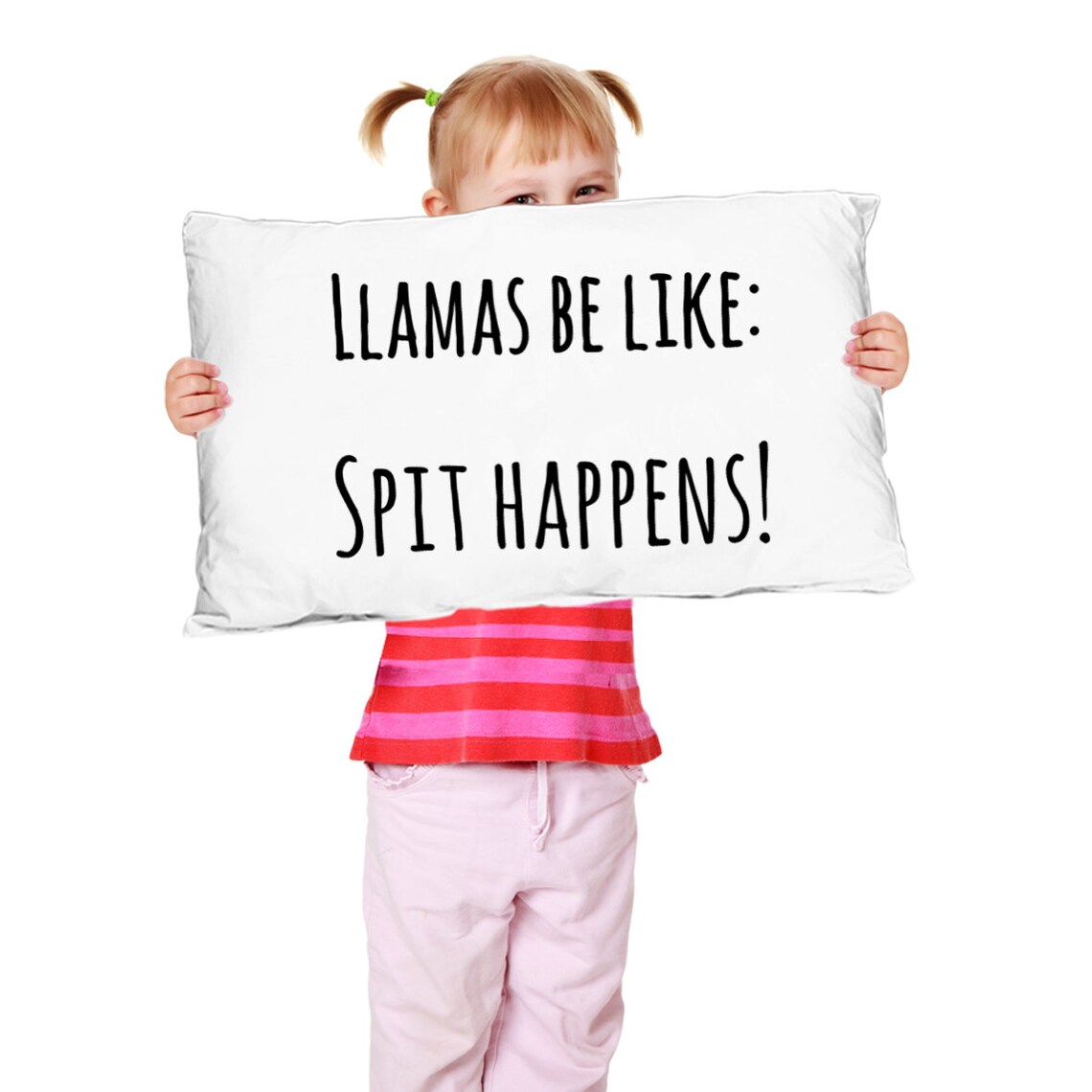 Spit Happens Llama Pillow Funny Llama Gifts Spit Happens | Etsy