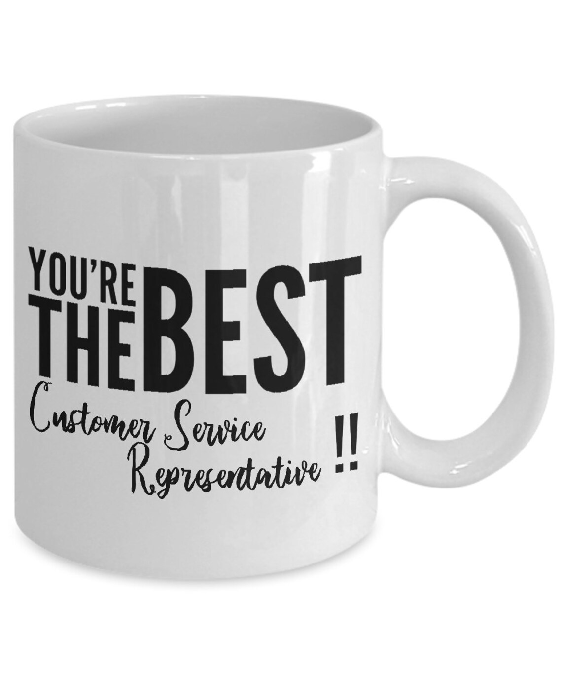 Customer Service Representative Mug Best Customer Service | Etsy
