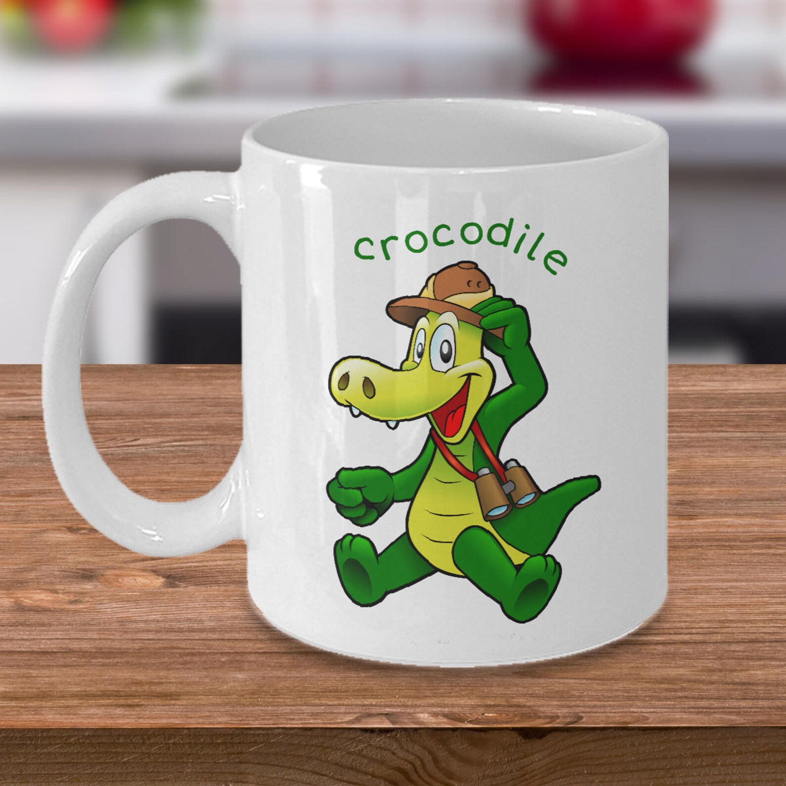 Crocodile Mug Children's crocodile mug gift for | Etsy