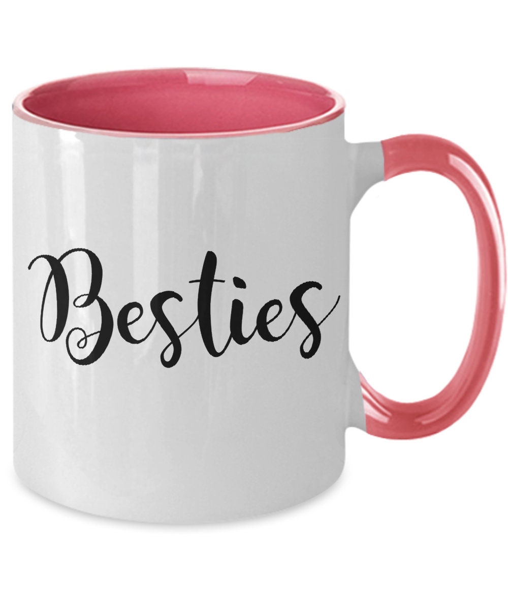 Besties mug Custom besti mug Best Friends mug Besties mug for | Etsy