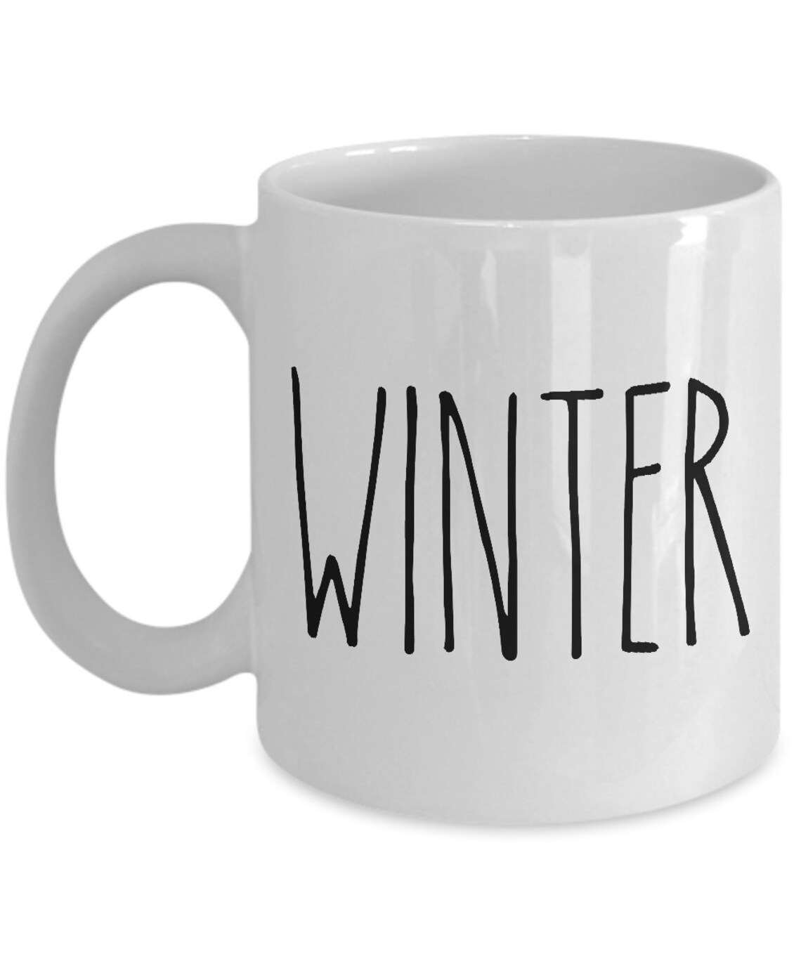 Minimalist Winter Mug /winter Coffee Mug/ Winter Decor /rae Dunn ...