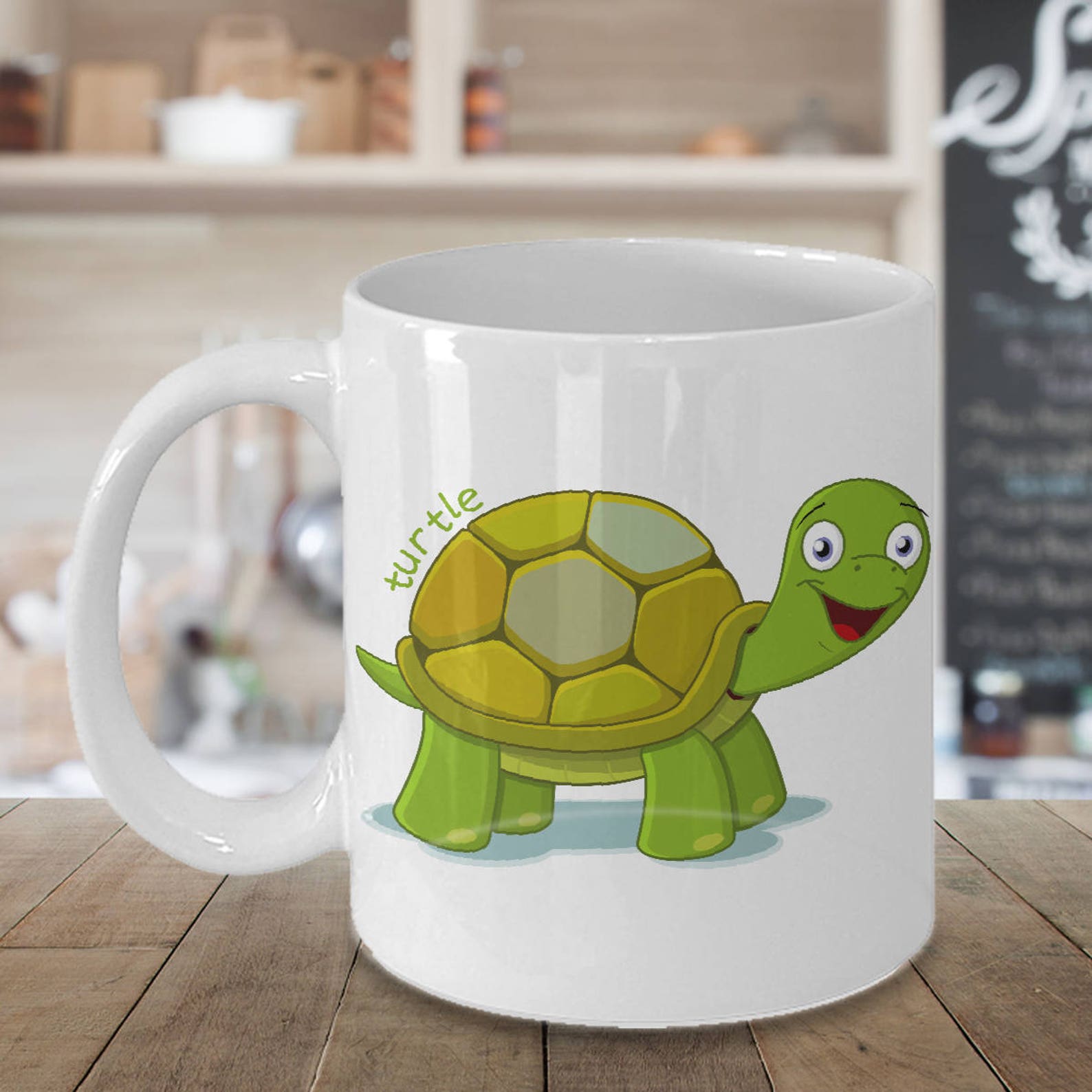Turtle Mug Children's Turtle Mug Gift for Children Kids - Etsy