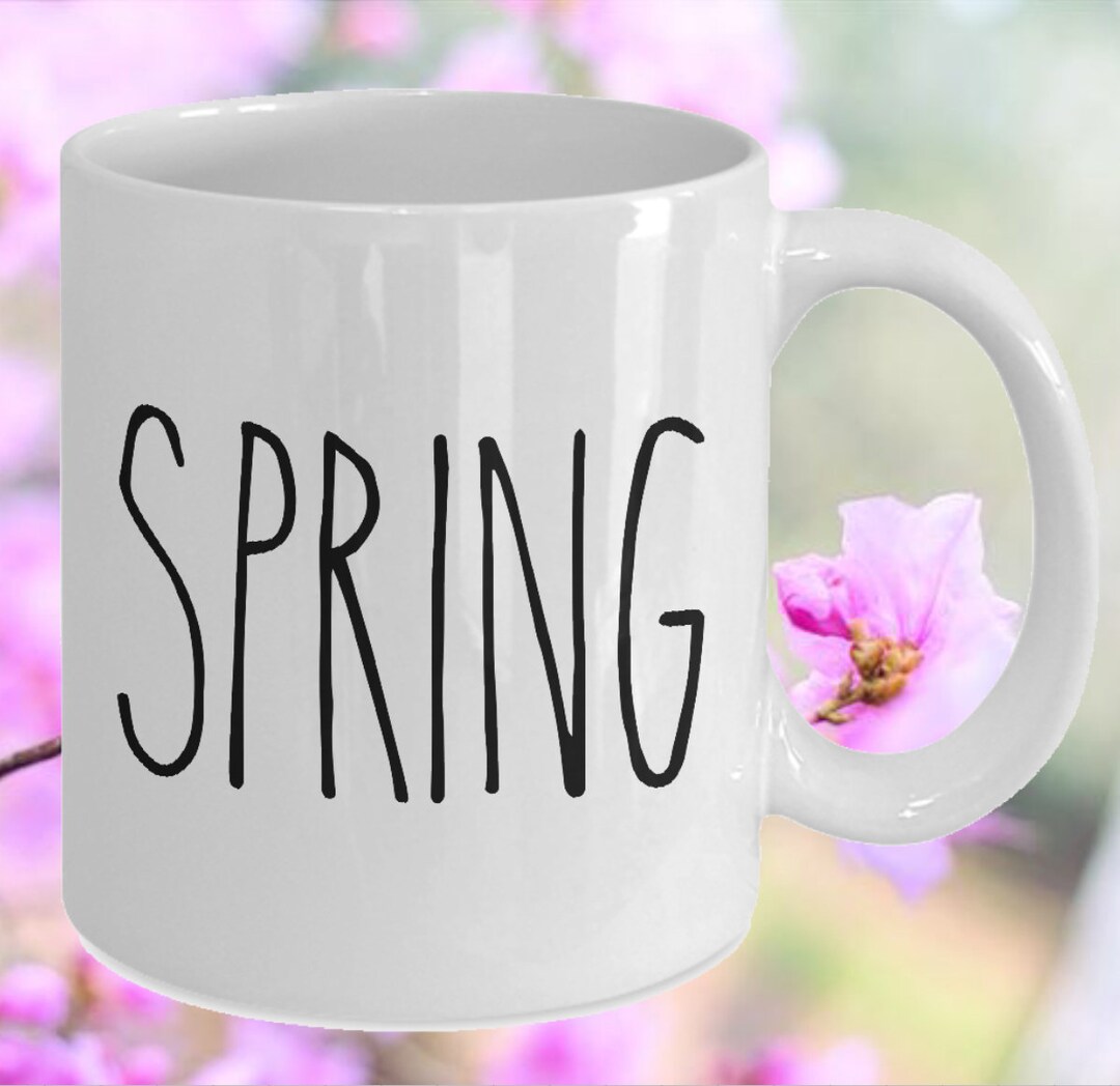 Minimalist Spring Mug /spring Coffee Mug/ Spring Decor /rae Dunn ...