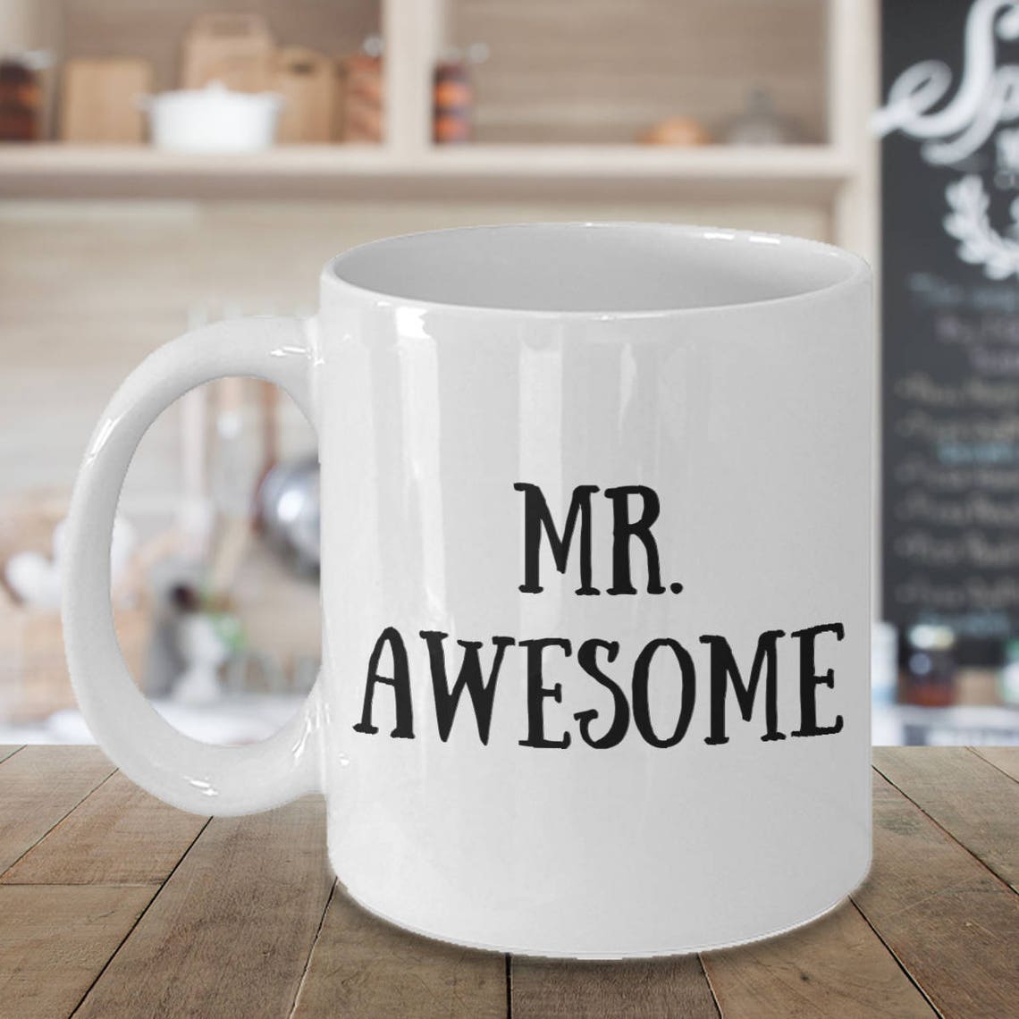 Mr. Awesome Mug. Mug for Husband Awesome Guy Ceramic Coffee - Etsy