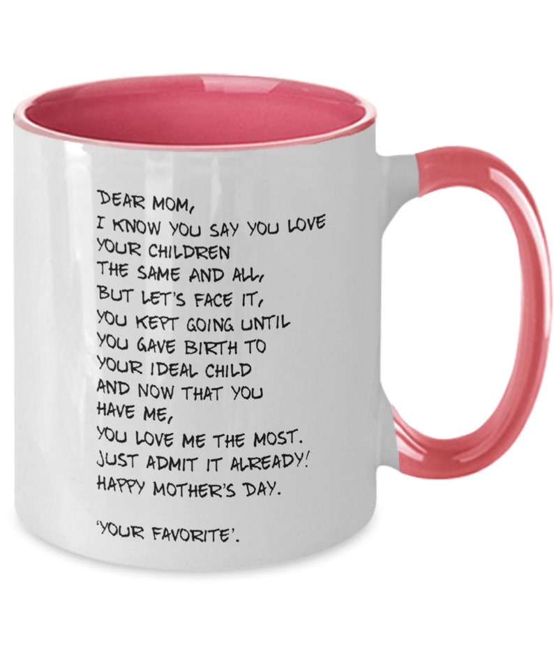 Youngest child mug Mothers Day gift for mom Oldest child | Etsy