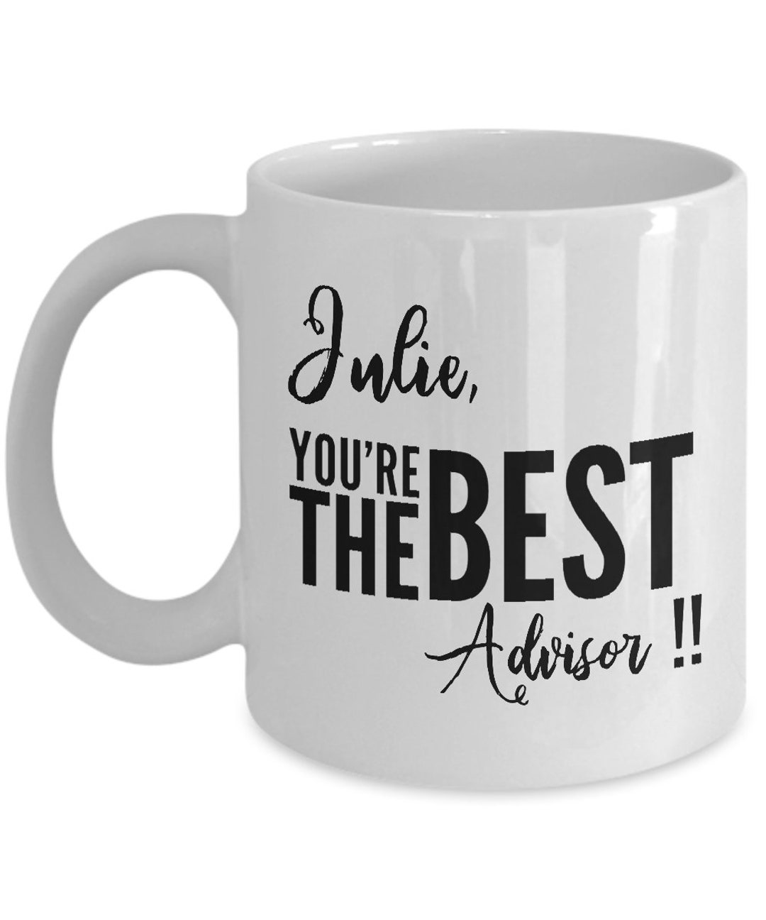 Personalized Advisor Mug, Best Advisor, Advisor Gift, Advisor, Gift for ...