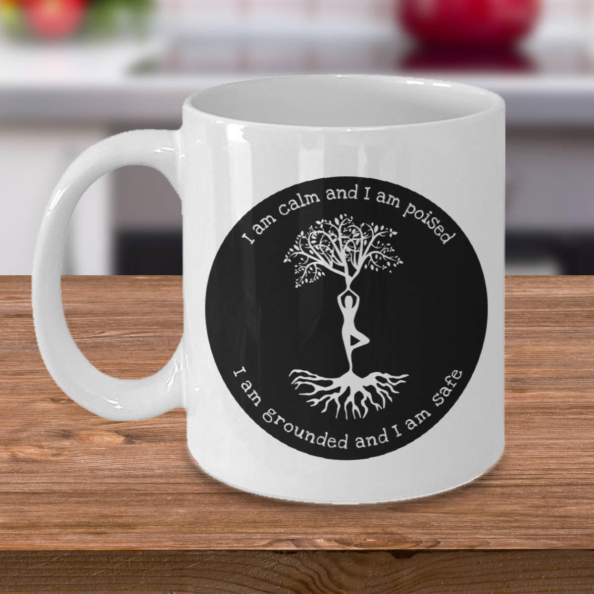 Tree of Life Mug I Am Calm and I Am Poised. Tree of Life | Etsy
