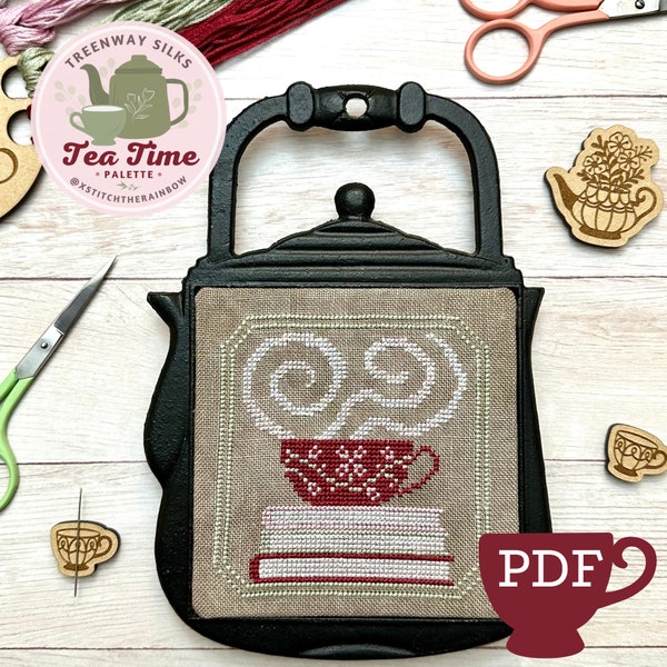 Tea Cup Cross Stitch Pattern - Etsy