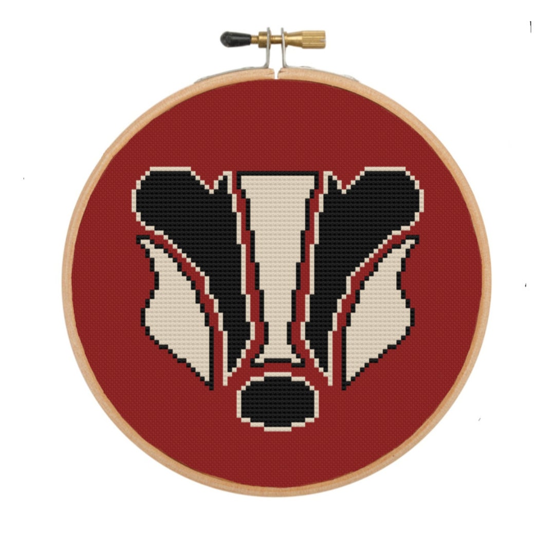 Geometric Badger Cross-stitch Pattern : Topknot Stitcher Designs | PDF ...