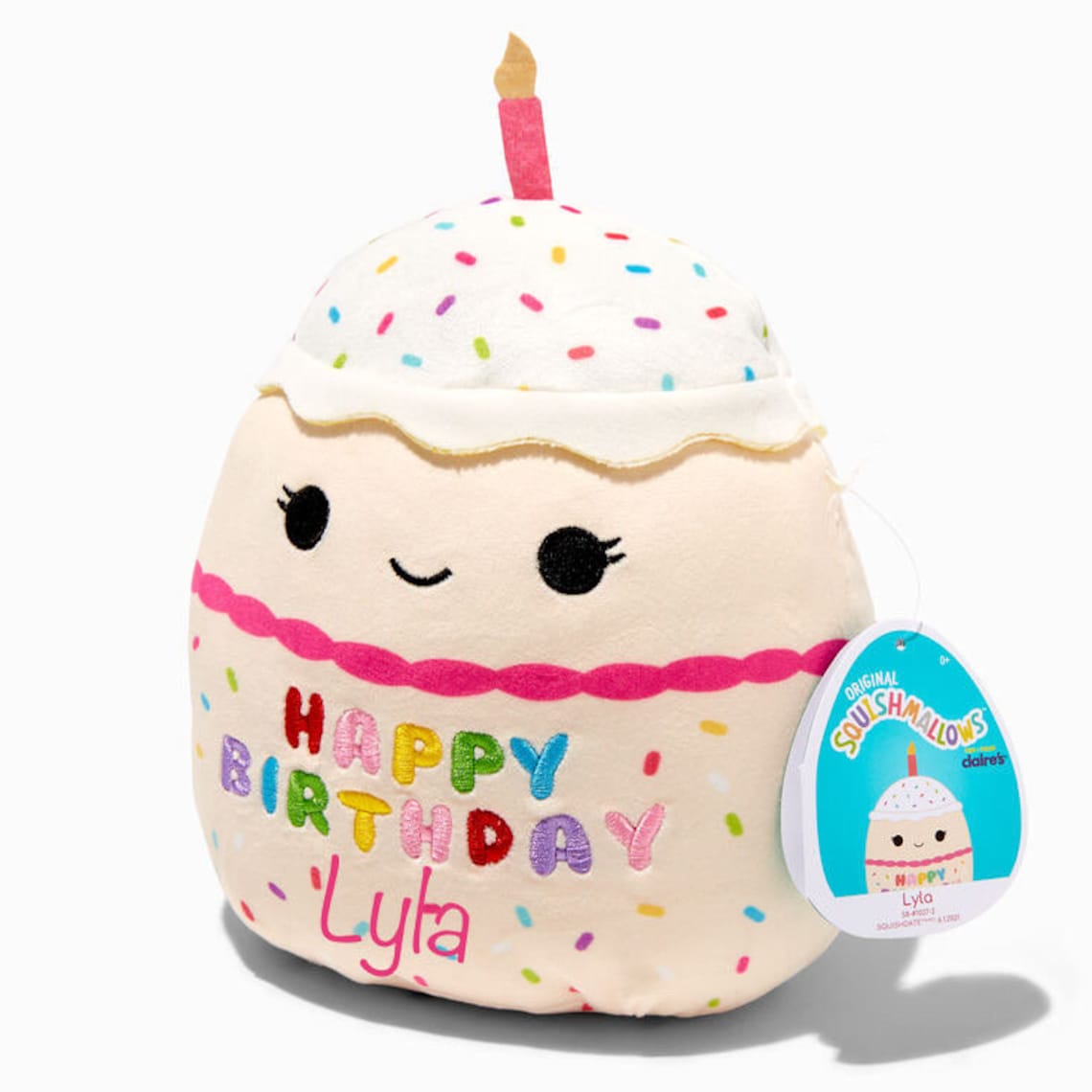 14 Personalized Lyla the Pink Cake Squishmallow Stuffed Animal Plush ...