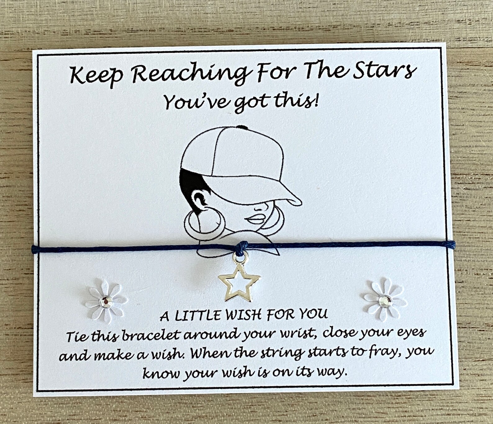 Keep Reaching for the Stars Wish Bracelet, You’ve Got This ...
