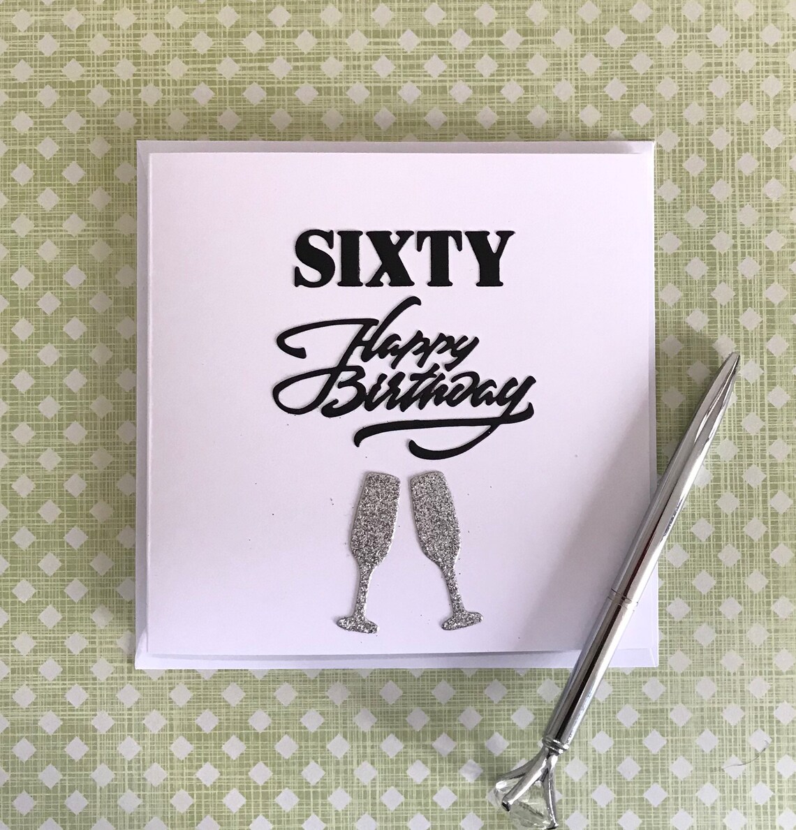 Sixty Birthday Card, 60th Birthday Card for Mum, Auntie, Grandma or ...