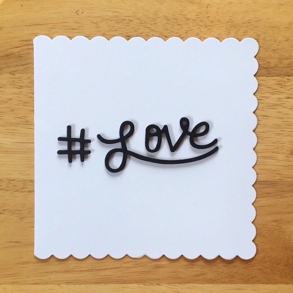 Hashtag Card - Etsy UK