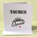 Taurus Queen Zodiac Card, Zodiac Birthday Card, You’re My Queen Card ...