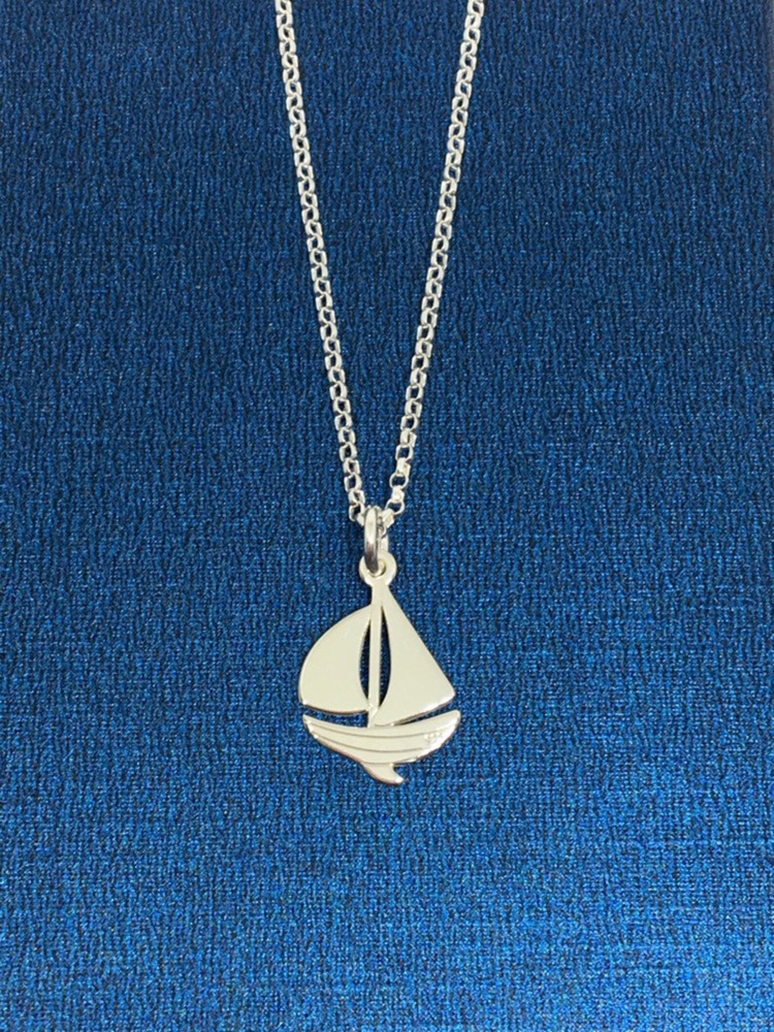 Sterling Silver Boat Necklace Ocean jewellery Sailing Boat | Etsy