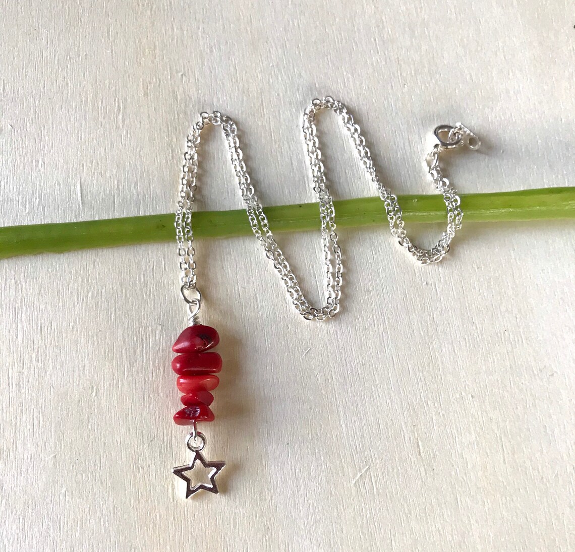 Gemstone Charm Add On, Clip on Charm, Genuine Gemstone Chips, Silver ...