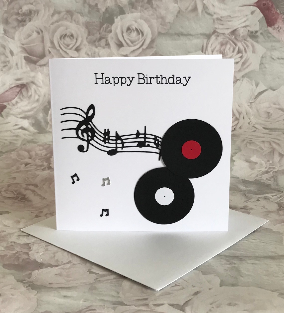 Vinyl Record Birthday Card Retro Record Card for Dad Music - Etsy UK