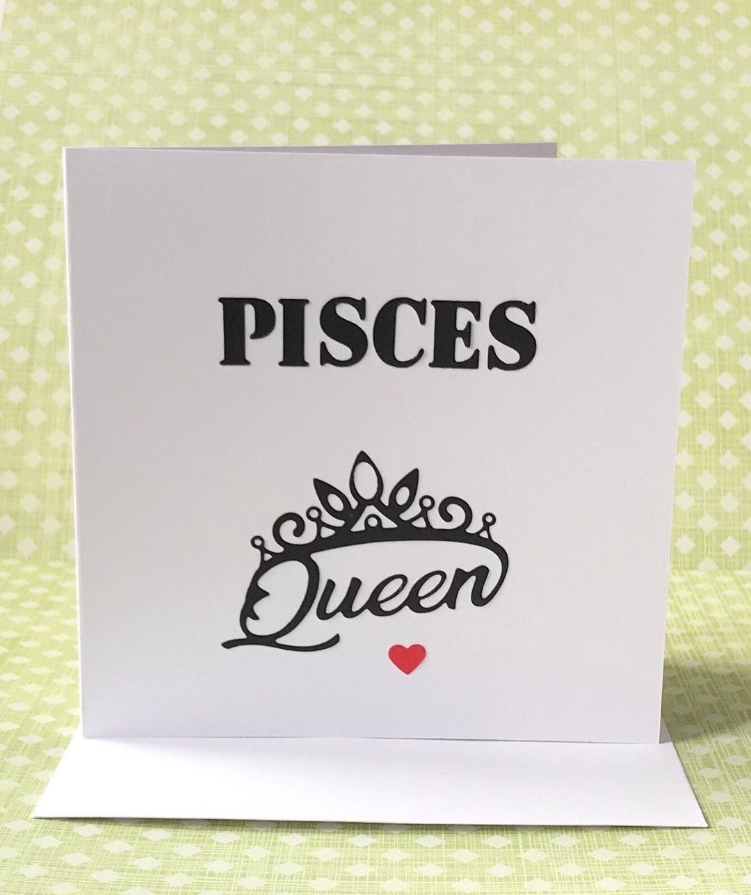 Pisces Queen Zodiac Card, Zodiac Birthday Card, You’re My Queen Card ...