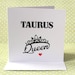Taurus Queen Zodiac Card, Zodiac Birthday Card, You’re My Queen Card ...