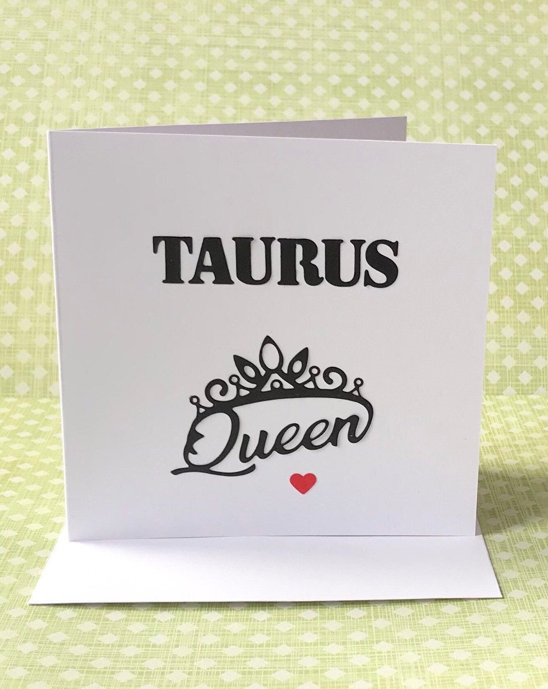 Taurus Queen Zodiac Card, Zodiac Birthday Card, You’re My Queen Card ...