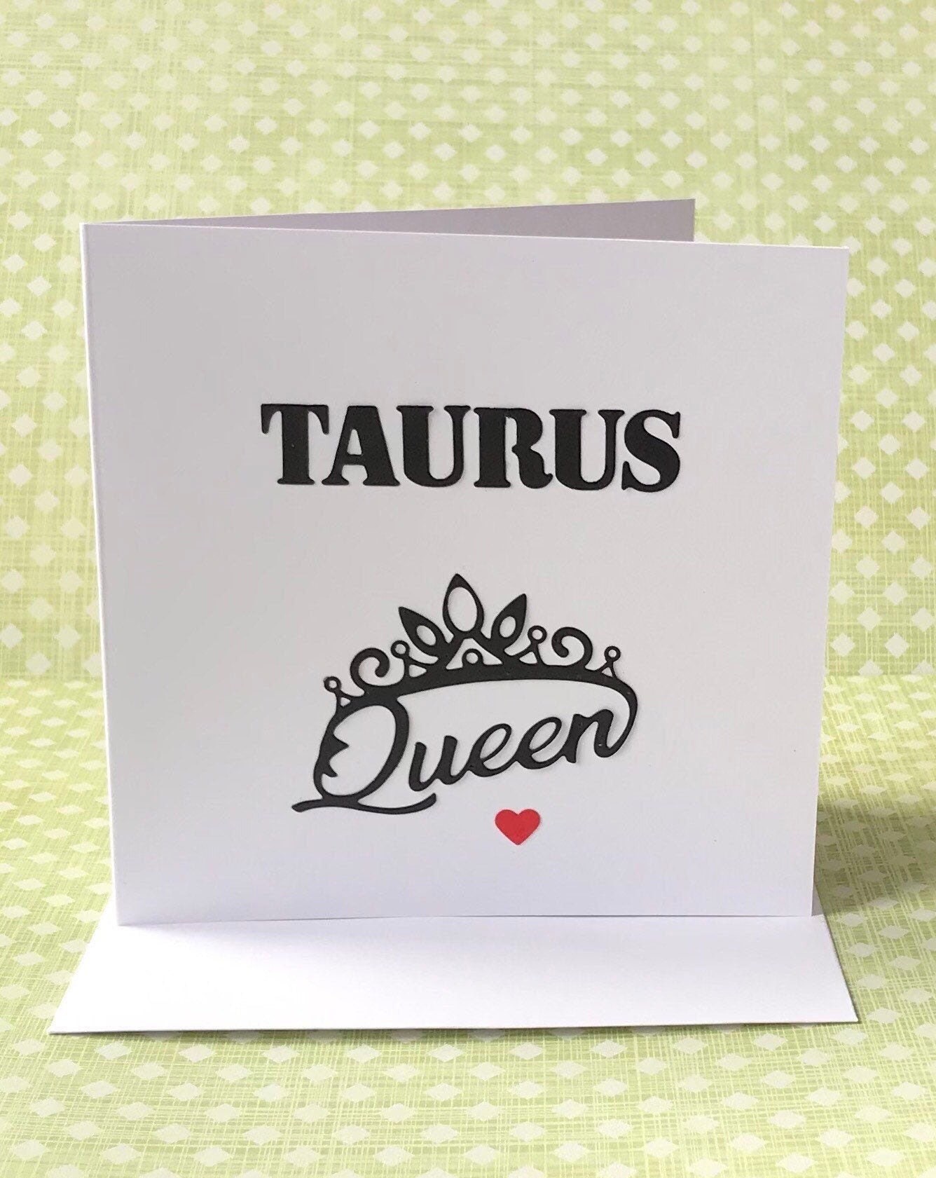 Taurus Queen Zodiac Card, Zodiac Birthday Card, You’re My Queen Card ...