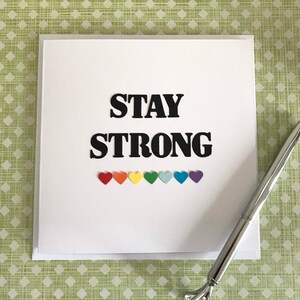 Stay Strong Card, Mental Health Awareness Card, I Believe in You ...