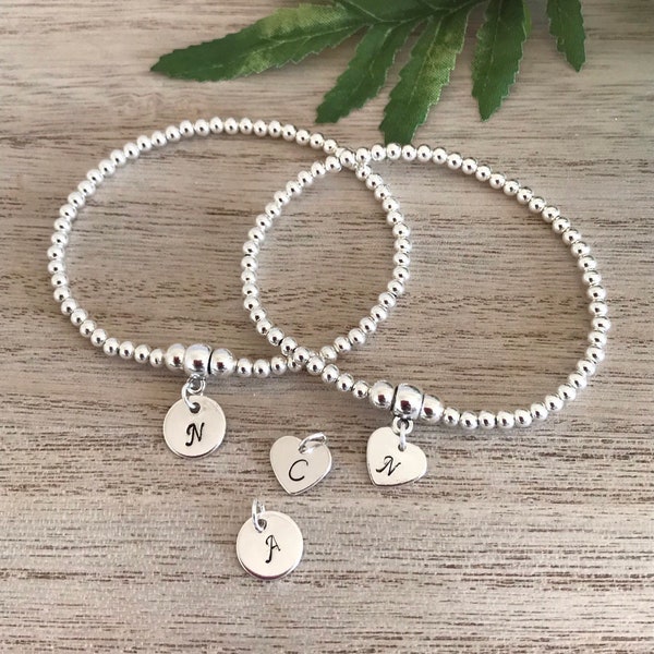 Silver Mom Bracelet - Etsy