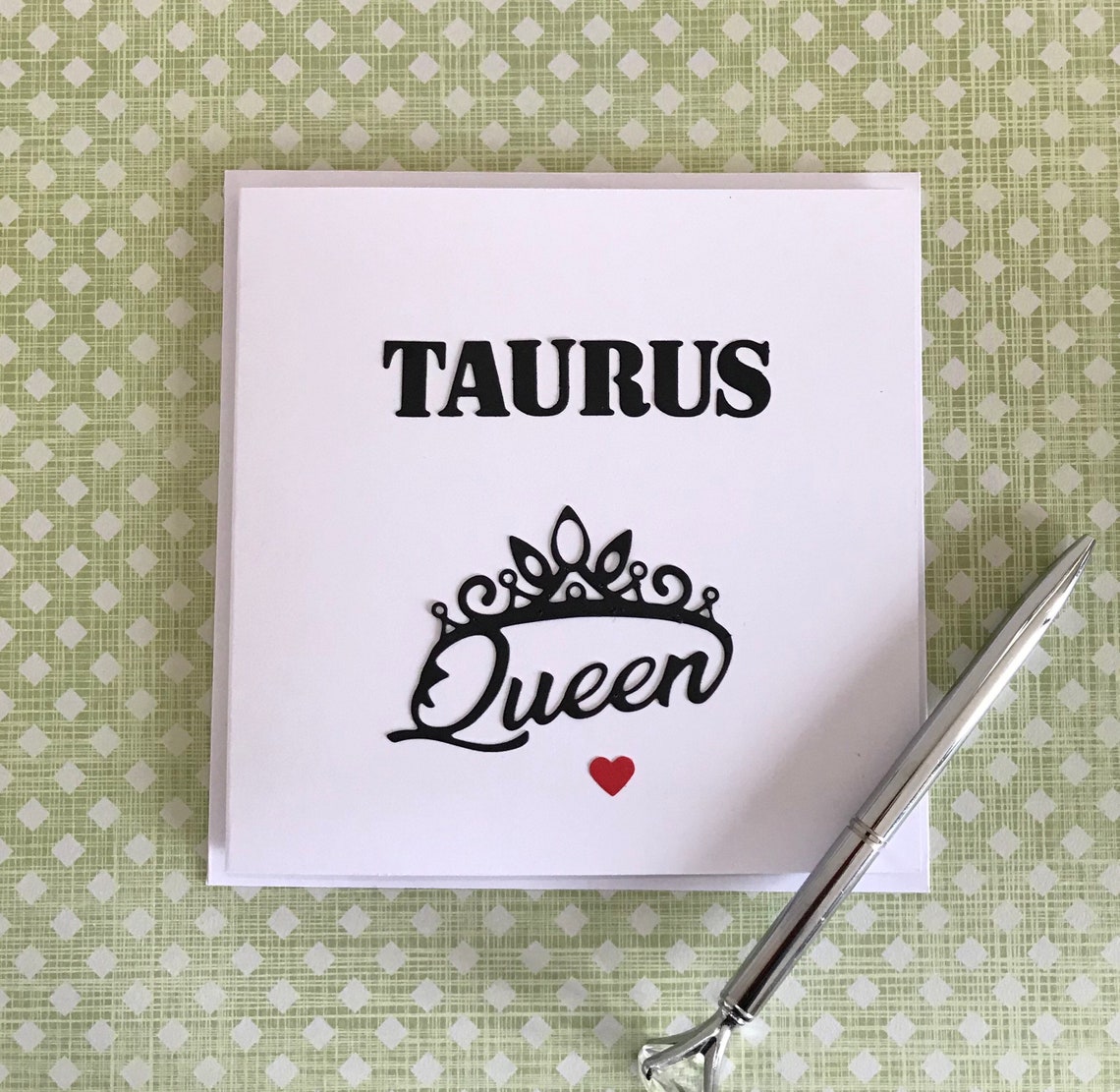 Taurus Queen Zodiac Card, Zodiac Birthday Card, You’re My Queen Card ...