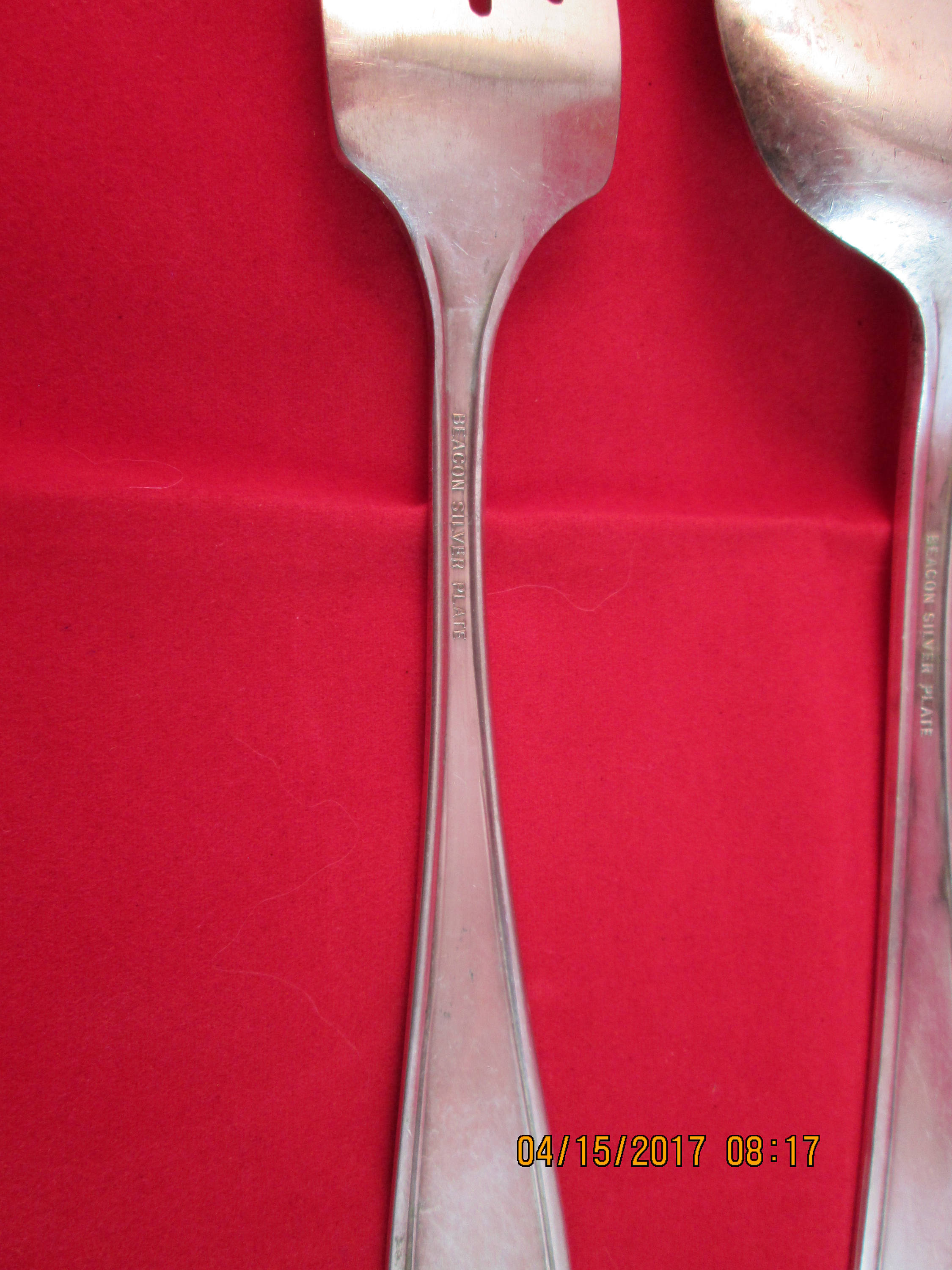 1930's Beacon Silver Plate Cake Server and Fork - Etsy