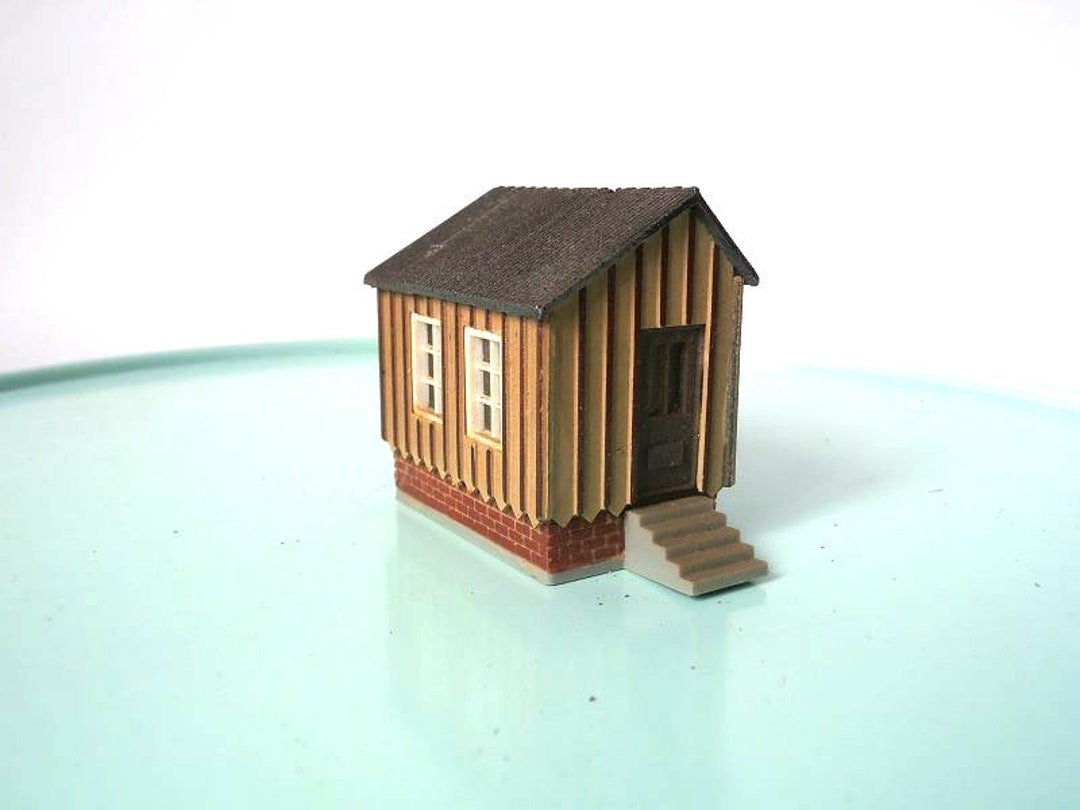 Vintage Model Train House, Architects Miniature House, Mcm Model ...