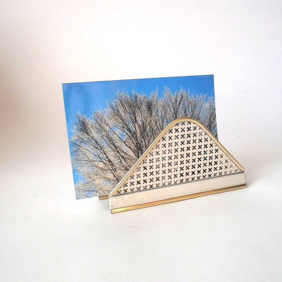 Vintage Letter Rack, Mid Century Letter Holder, Desk Tidy, Retro ...