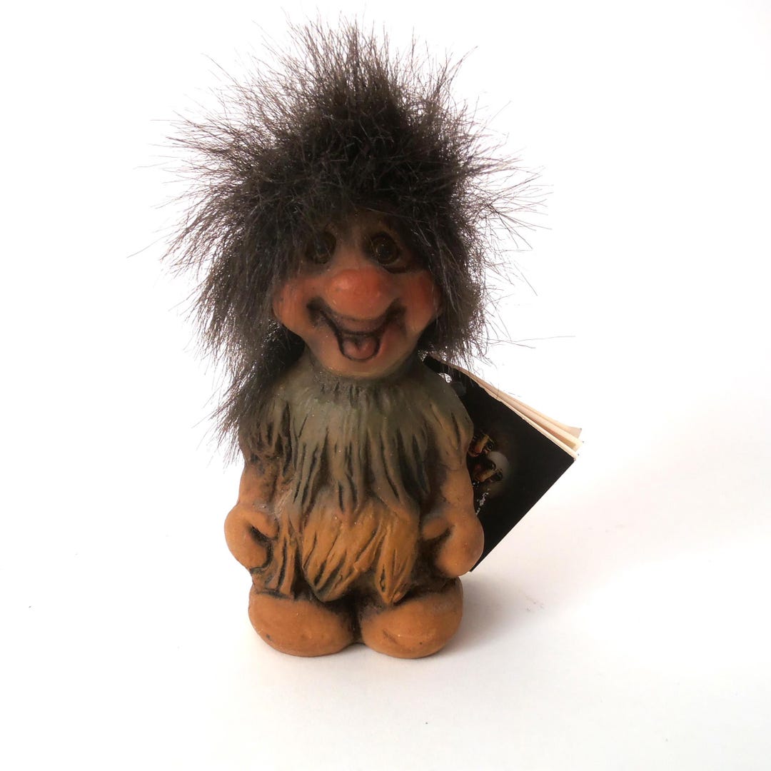 Vintage Troll Figurine Fosse Troll Figure, Toy Troll Figures, Troll ...