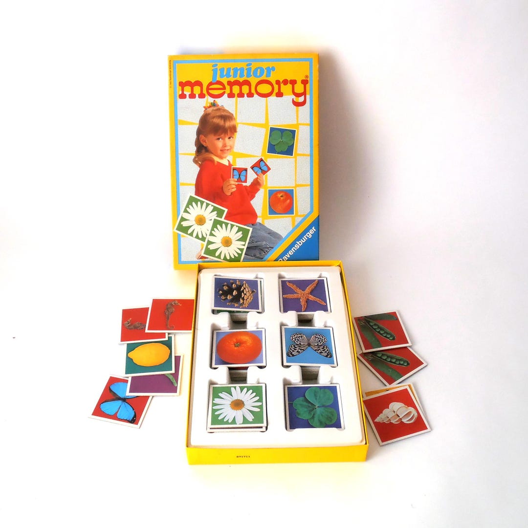 Vintage Classic Memory Game Realised by Ravensburger 1970s West Germany ...