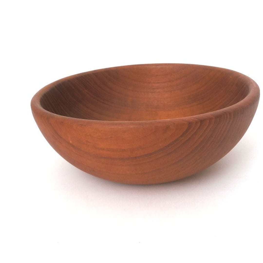 Vintage Teak Bowl, Mid Century Teak Bowl, 70s Teak Wood Bowl - Etsy