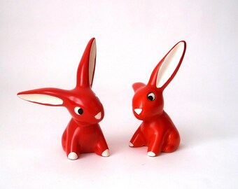 Large Vintage Goebel Porcelain Purple Bunny, West Germany 60s 70s ...