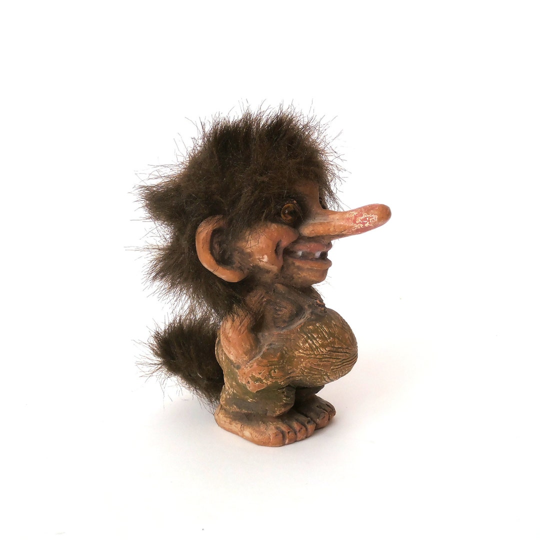 Vintage Troll Figurine Nyform Troll Figure, Toy Troll Figures, Troll ...