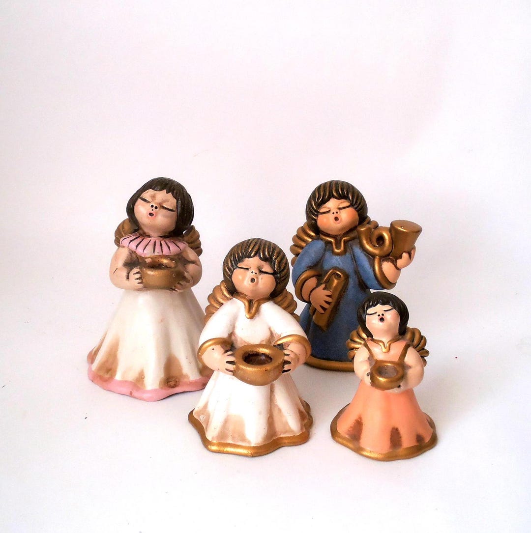 Vintage Ceramic Angel Thun Mid Century Ceramic Christmas Angel Candle ...