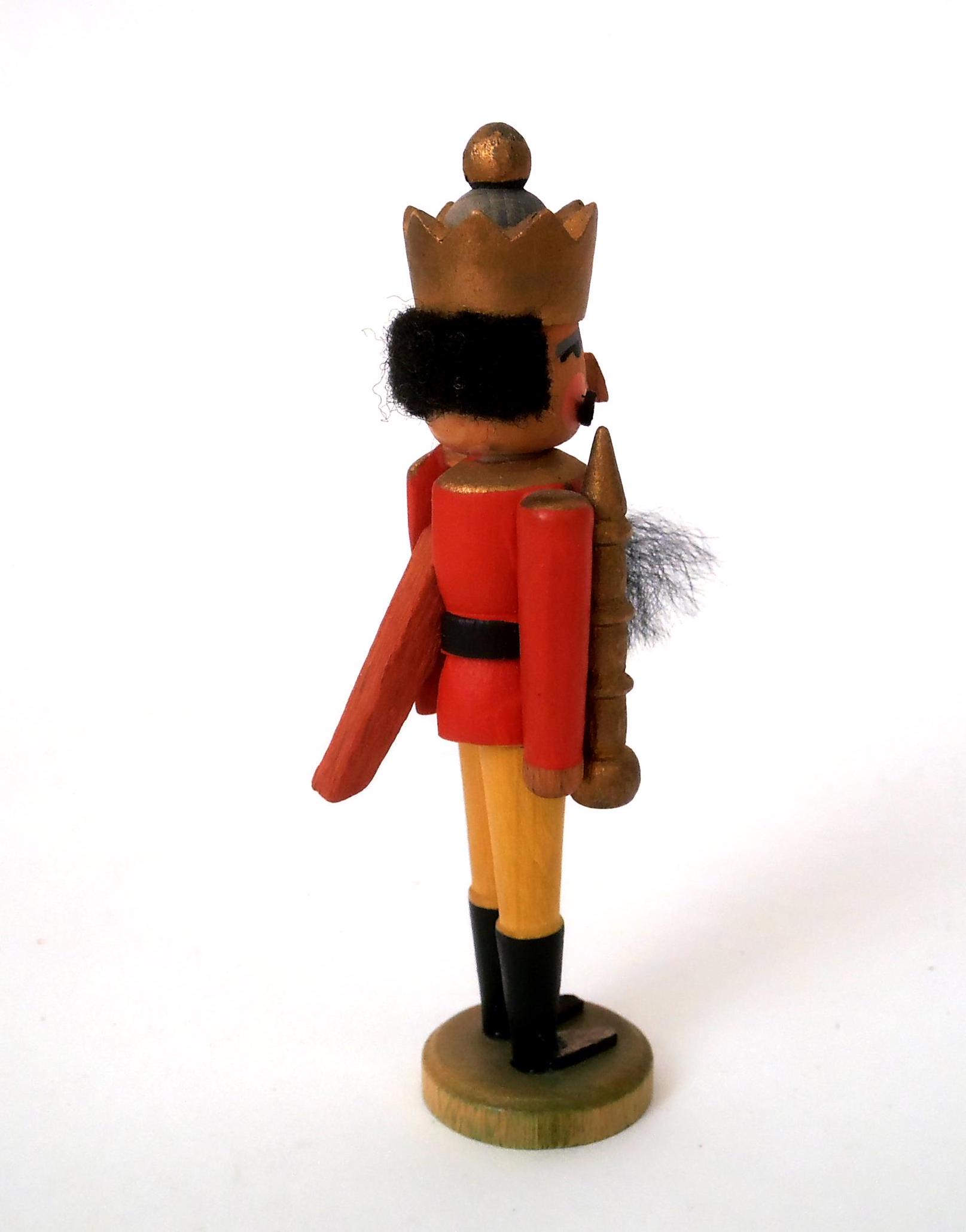 Vintage Miniatur Wooden Nutcracker, Traditional German Christmas Decor ...