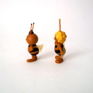 Vintage Maya the Bee and Willy the Bee Rubber Figurine, German 70s ...