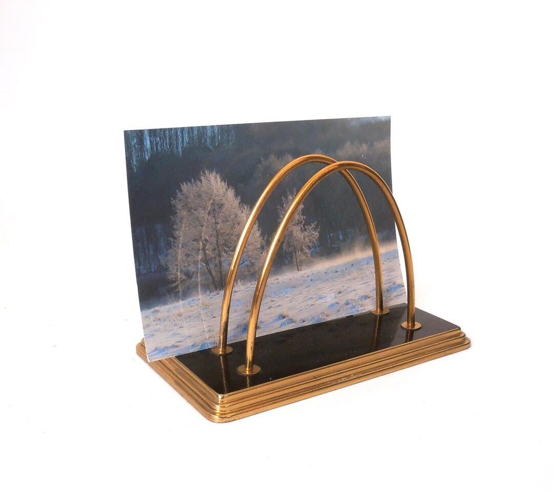 Vintage Letter Rack, Mid Century Letter Holder, Rockabilly Letter Stand ...
