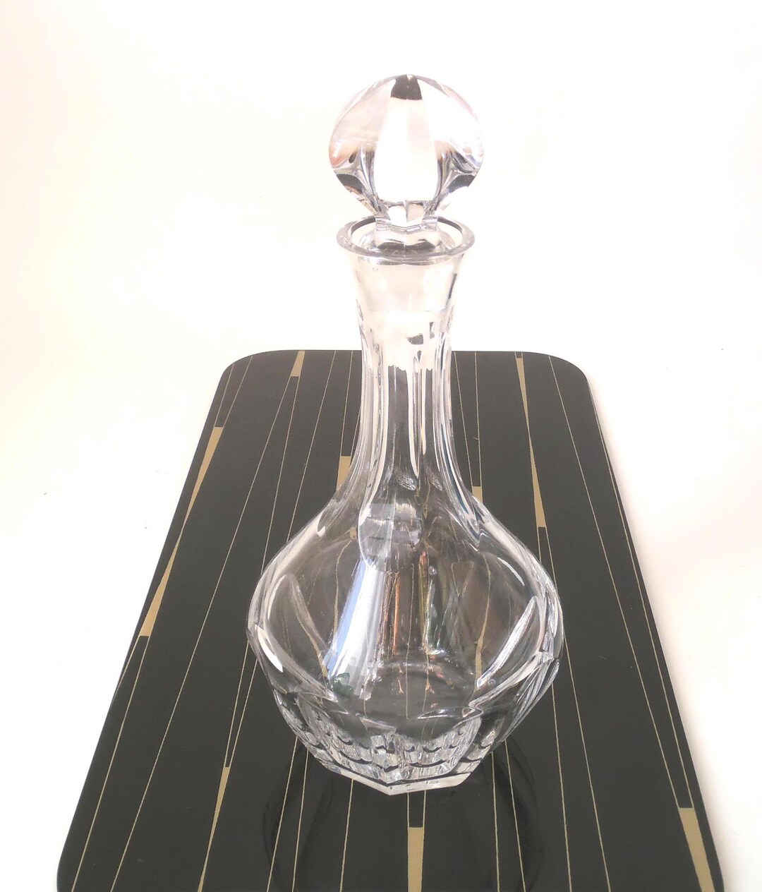Vintage Lead Crystal Carafe With Stuffing Made by Nachtmann West ...