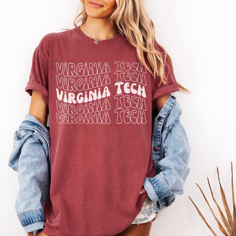 Virginia Tech Shirt - Etsy