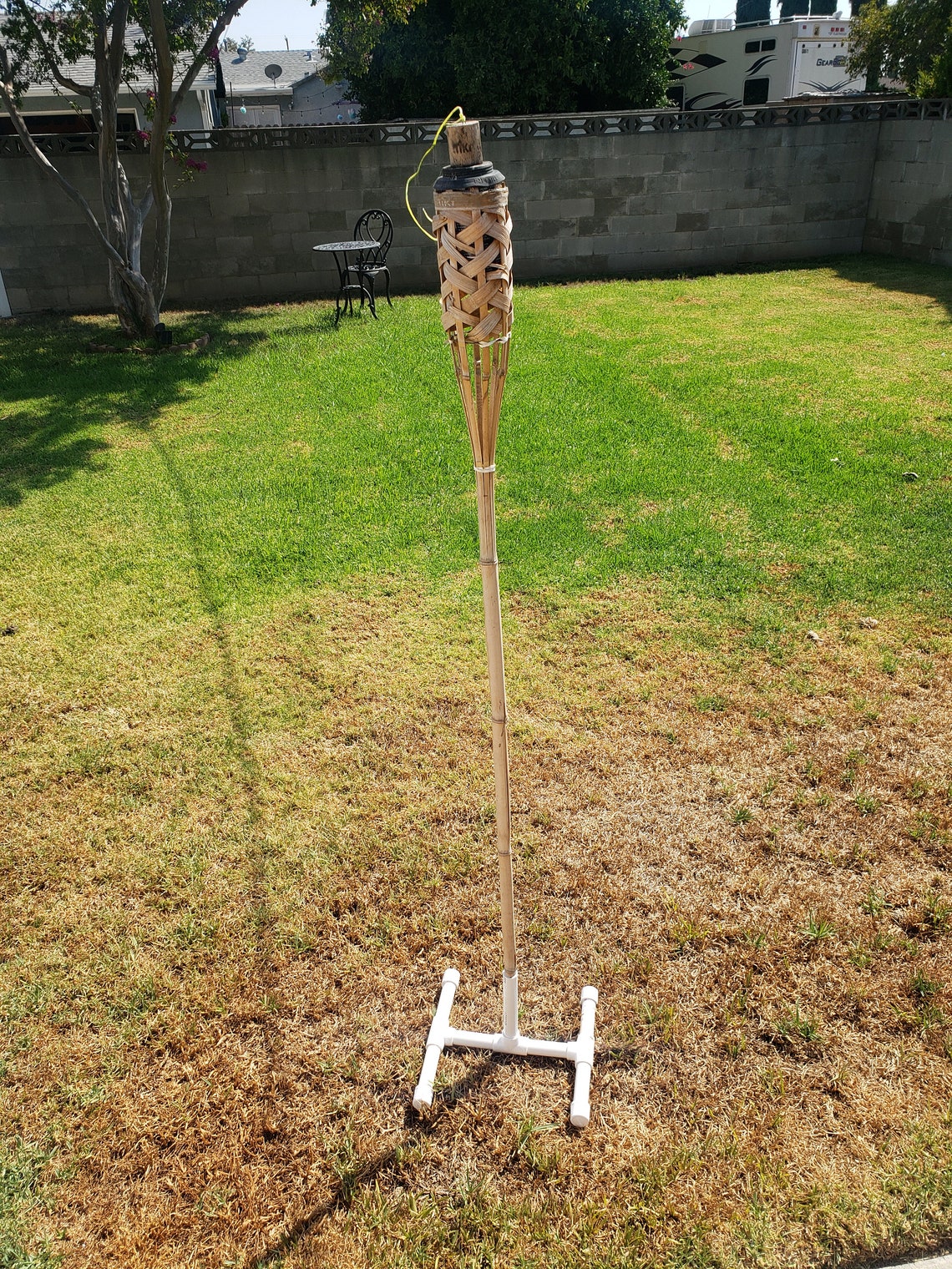 Tiki Torch Stand. Do It Yourself Version. Stand Only. Tiki Torches Not ...