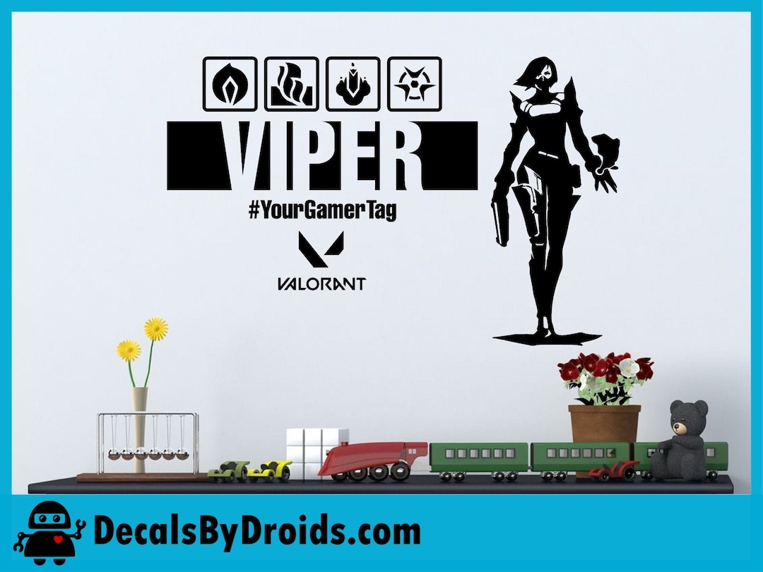 Valorant Viper - Personalized Wall Decal - Etsy