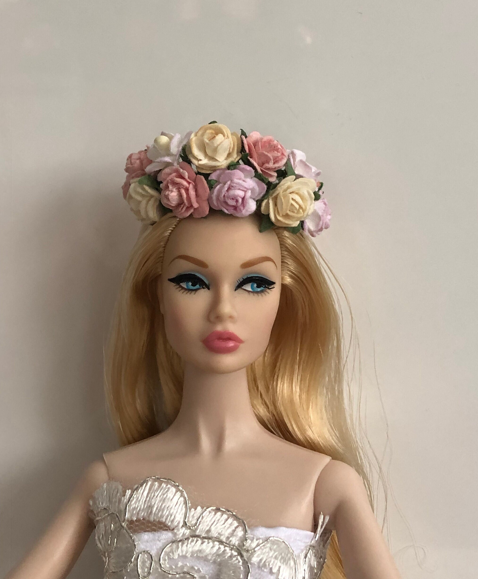 Doll Flower Crown, Victorian Style Fashion Doll Attribute, Cute ...