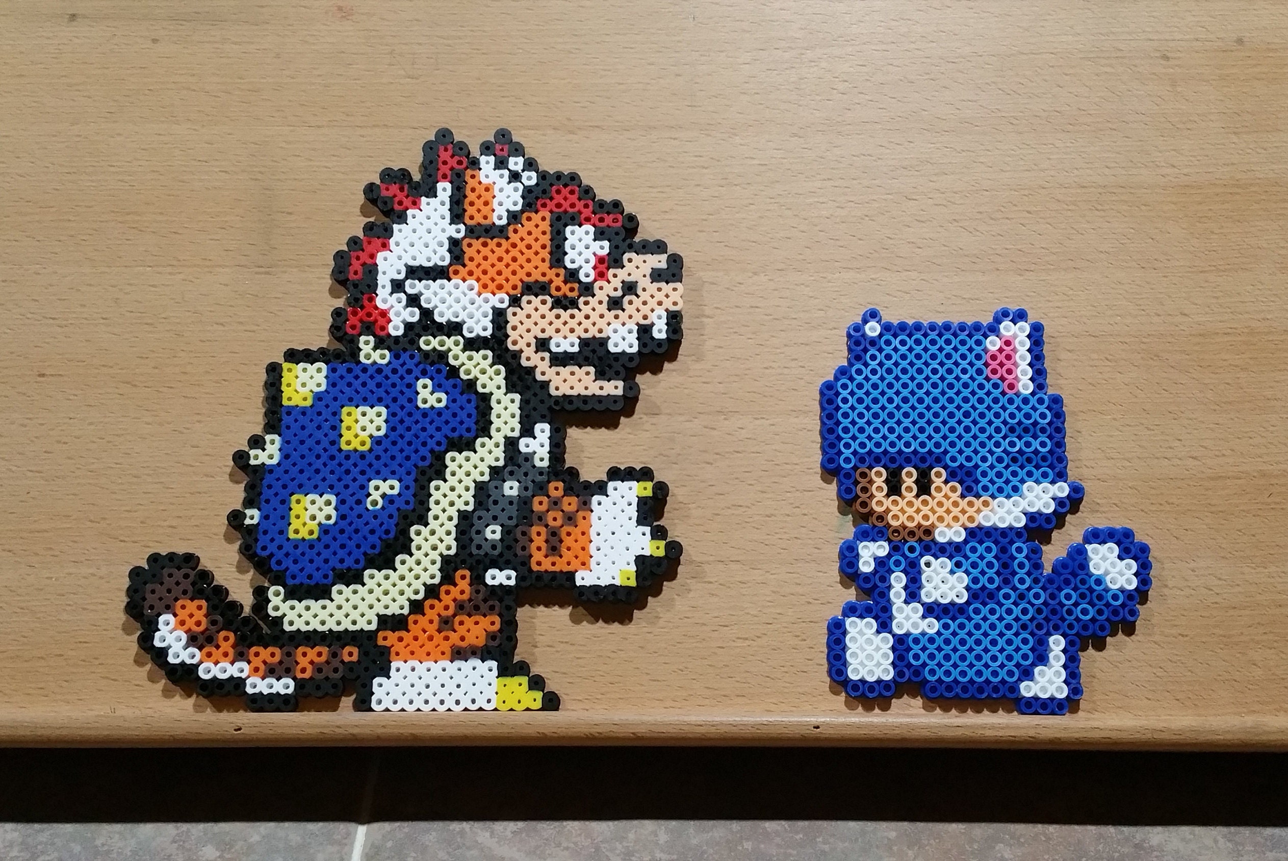 Meowser Custom Made Mario Perler 8-bit Perler Bead Art - Etsy