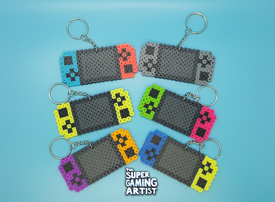 Nintendo Switch Keychains Perler Keychains Video Game Keychains Custom ...